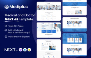 Mediplus – Medical and Doctor Next Js Template - WpthemesGrid